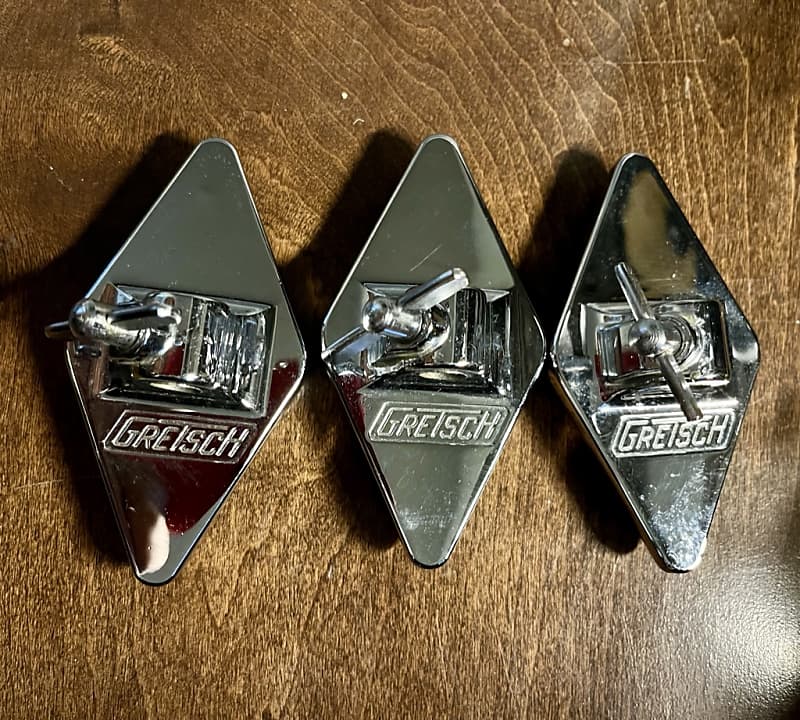 3 Gretsch 1970's - Floor tom Leg Mounts | Reverb