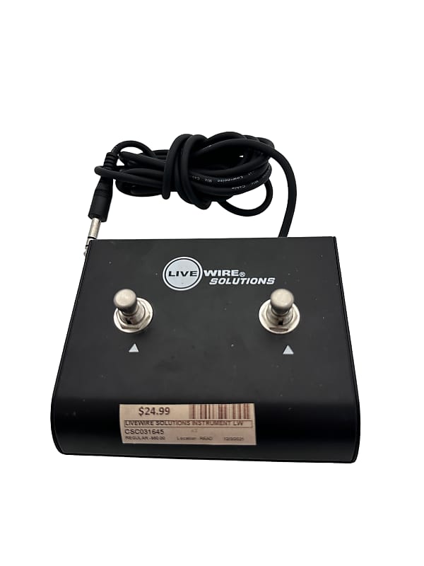 Live Wire Solutions Dual Latching FootSwitch LWS22 | Reverb