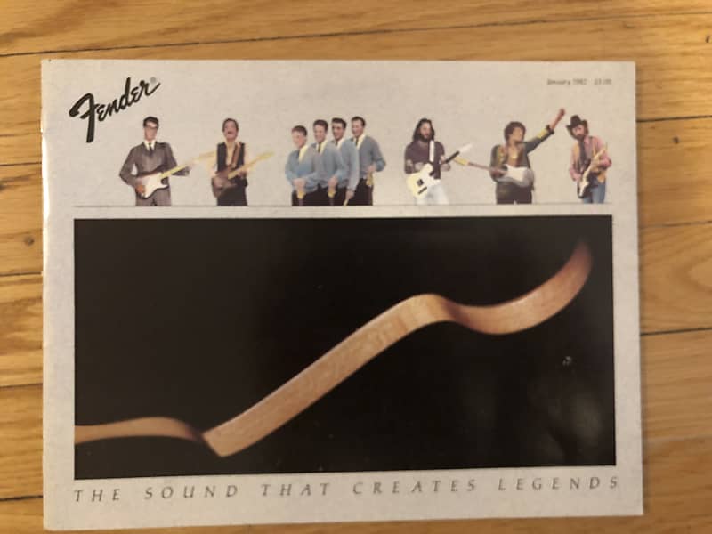 1982 Fender Catalog Fullerton Reissue | Reverb Australia