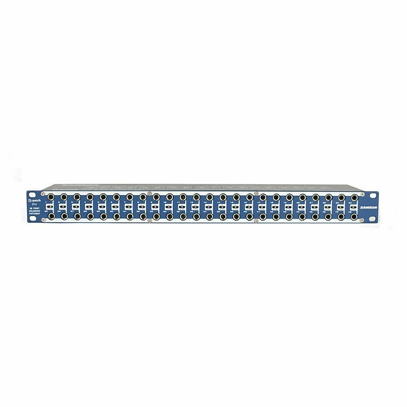 Samson S-Patch Plus S Class 48-Point Balanced Patchbay | Reverb