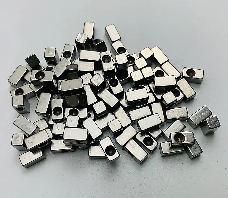 60 PCS Stainless Steel String Lock Insert Block fit Floyd | Reverb