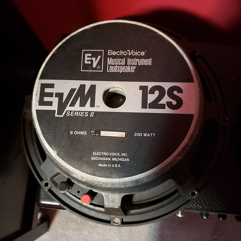Electro-Voice EVM12S SERIES II 200 Watt Guitar Speaker Evm12l | Reverb