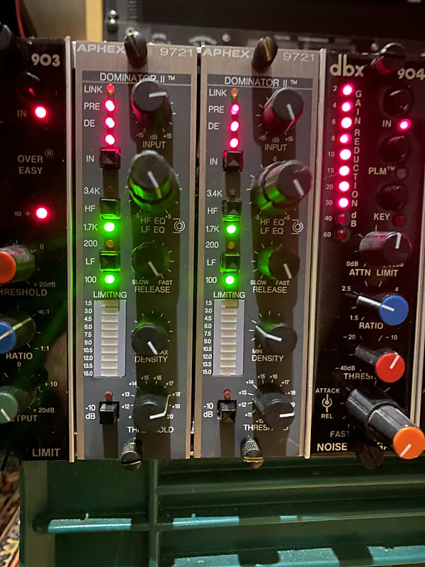 Aphex 9721 Dominator pair (Multiband Peak Limiter for Aphex | Reverb
