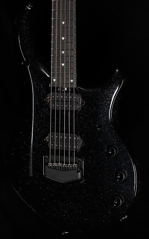 Ernie Ball Music Man Majesty 6 Black Frosting (440) | Reverb