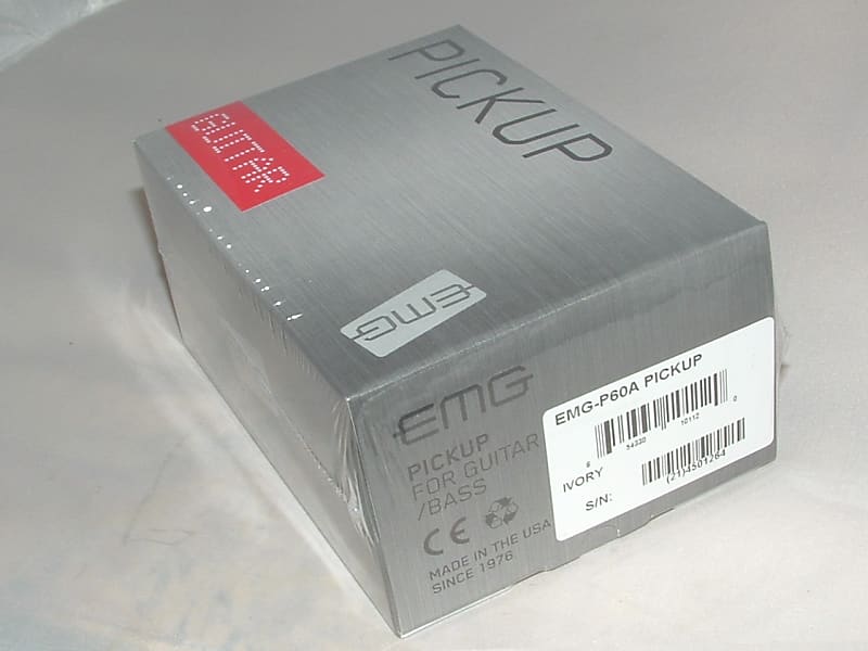 EMG P60A Active P-90 Sized Humbucker (Ivory) New with | Reverb