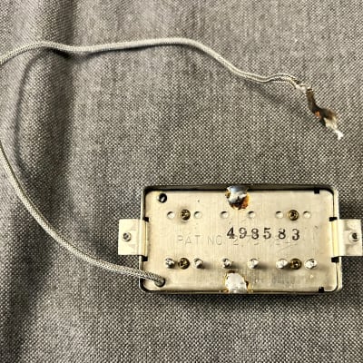 Vintage Gibson Tim Shaw PAF Humbucker Pickup 1980’s Silver | Reverb