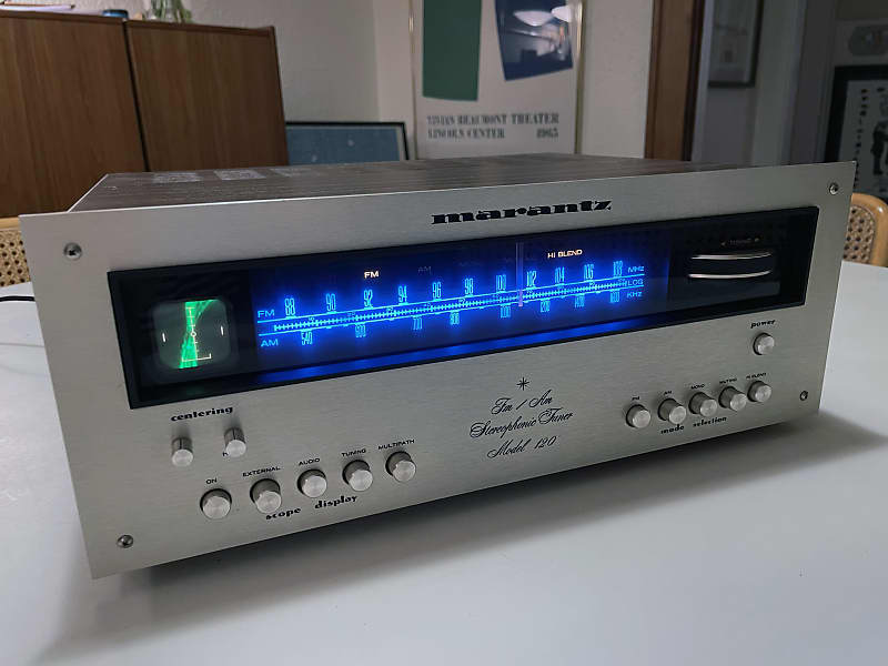 NICE Marantz 120 Oscilloscope Scope Stereo AM/FM Tuner | Reverb