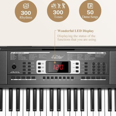 54-Key Full Size Key Electronic Keyboard Piano Kit Full | Reverb