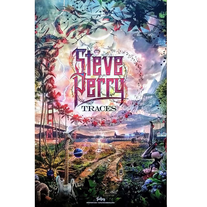 Steve Perry (Journey) - Traces Ltd Ed New RARE Lithograph | Reverb