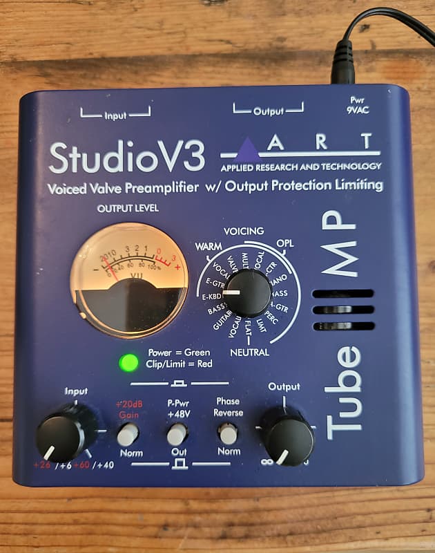 ART V3 Studio MP Valve microphone preamp w/PSU | Reverb UK