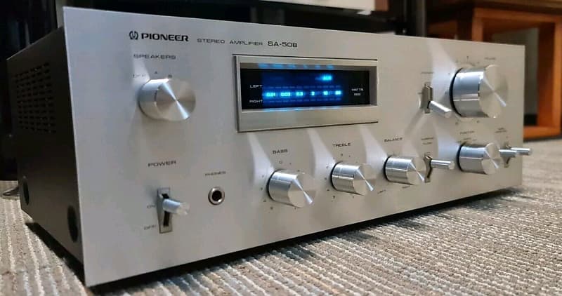 VINTAGE PIONEER BLUE LINE STEREO AMPLIFIER/MADE IN | Reverb