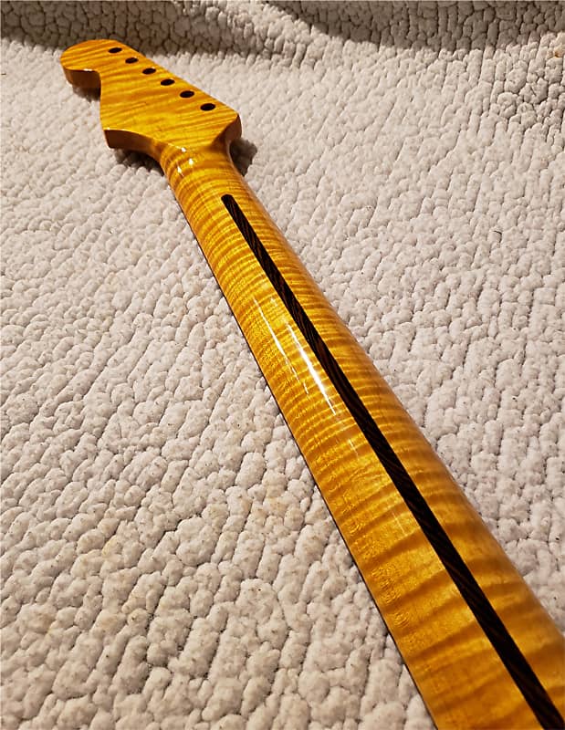 Monster USA made 5A + Roasted flame maple neck with Rosewood | Reverb