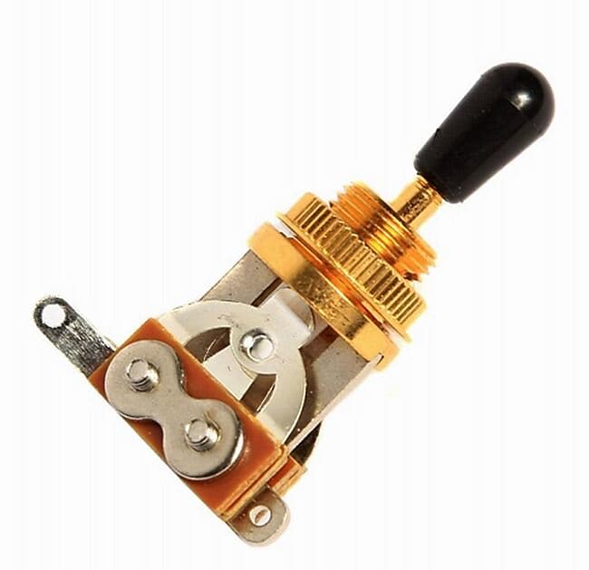 New Switch 3 Pos Toggle Gold - Tip Black - Switch/Commutator | Reverb