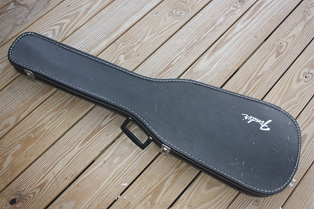 Fender Musicmaster Mustang bass 70's hard carrying chipboard | Reverb