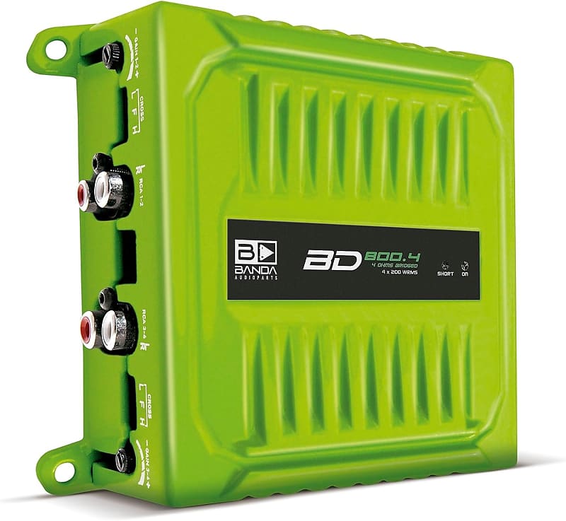 Banda Audioparts BD800.42OHMGREEN 800 Watts 4 Channel 2 Ohm | Reverb