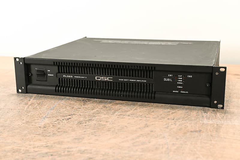 QSC PL325 Powerlight 3 Series 2-Channel Power Amplifier | Reverb