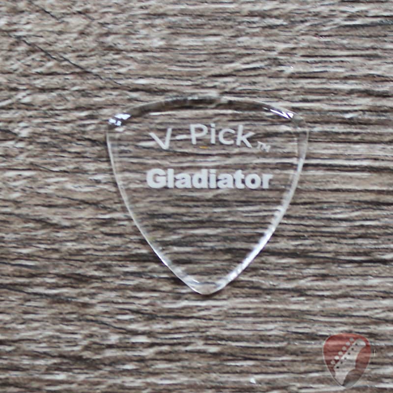 V-Picks Gladiator 1.5mm Clear Custom Guitar Pick | Reverb UK