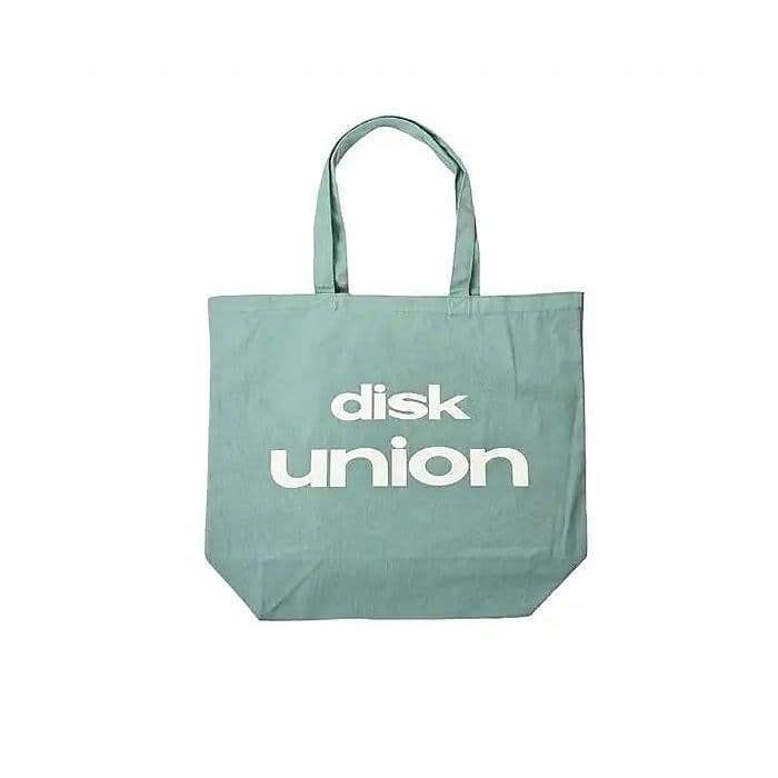 Disk Union Logo Tote Bag (mint with white logo) | Reverb UK