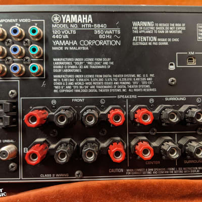 Yamaha HTR-5840 Natural Sound 6.1 Channel AV Home Theater / | Reverb