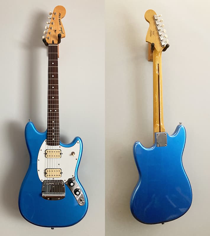 Custom "Tokai Silver Star" Mustang HH Hardtail, Re-Decaled | Reverb