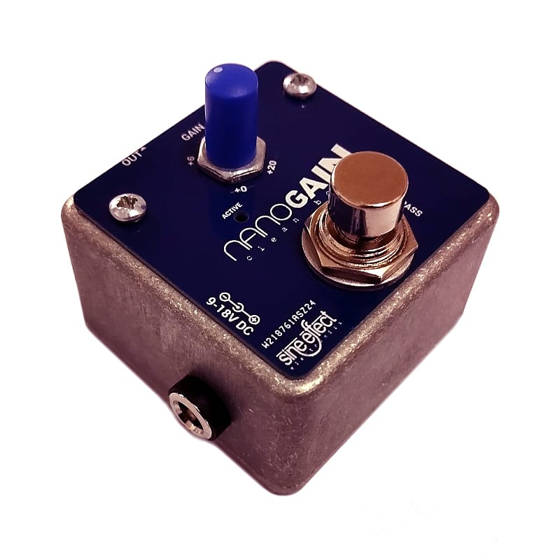 nanoGain clean boost pedal - 5x5cm | Reverb