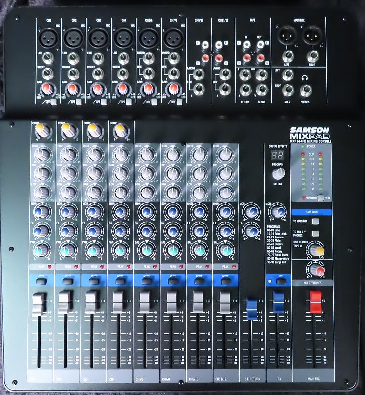 Samson MXP144 MixPad Series 14-Input Analog Mixer (N45) | Reverb