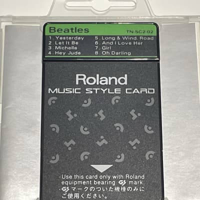 *RARE* Roland E-series & Arrangers Style ROM Card TN-SC2-02 | Reverb
