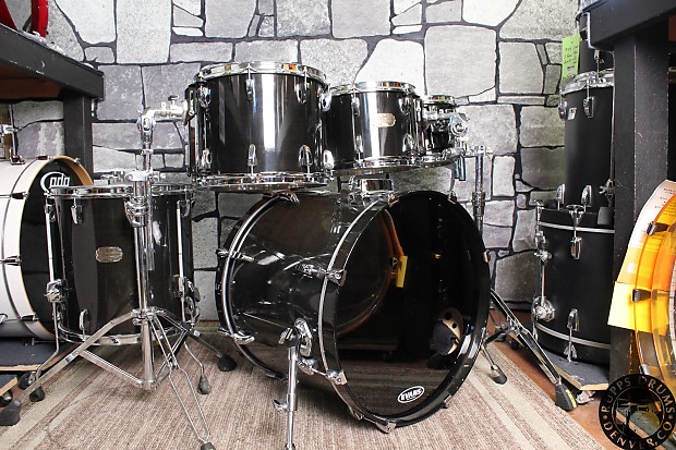 Pearl Session Custom Maple Black Stain | Reverb