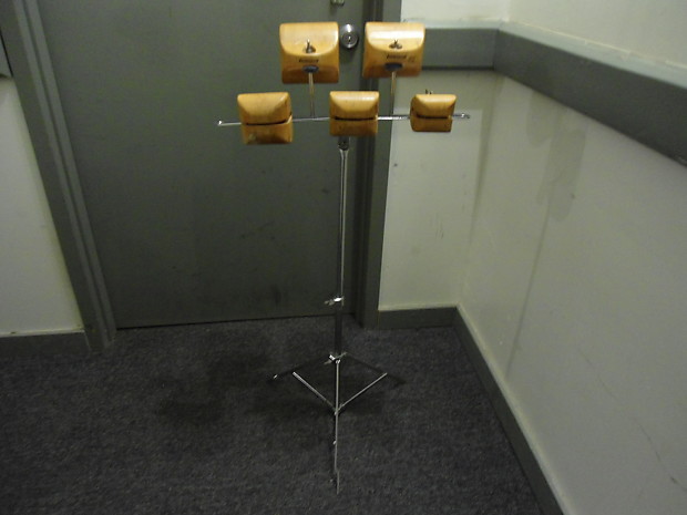 Vintage Ludwig Temple block set w/ original stand! | Reverb Canada