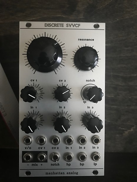 Manhattan Analog Discrete SVVCF State Variable Filter | Reverb