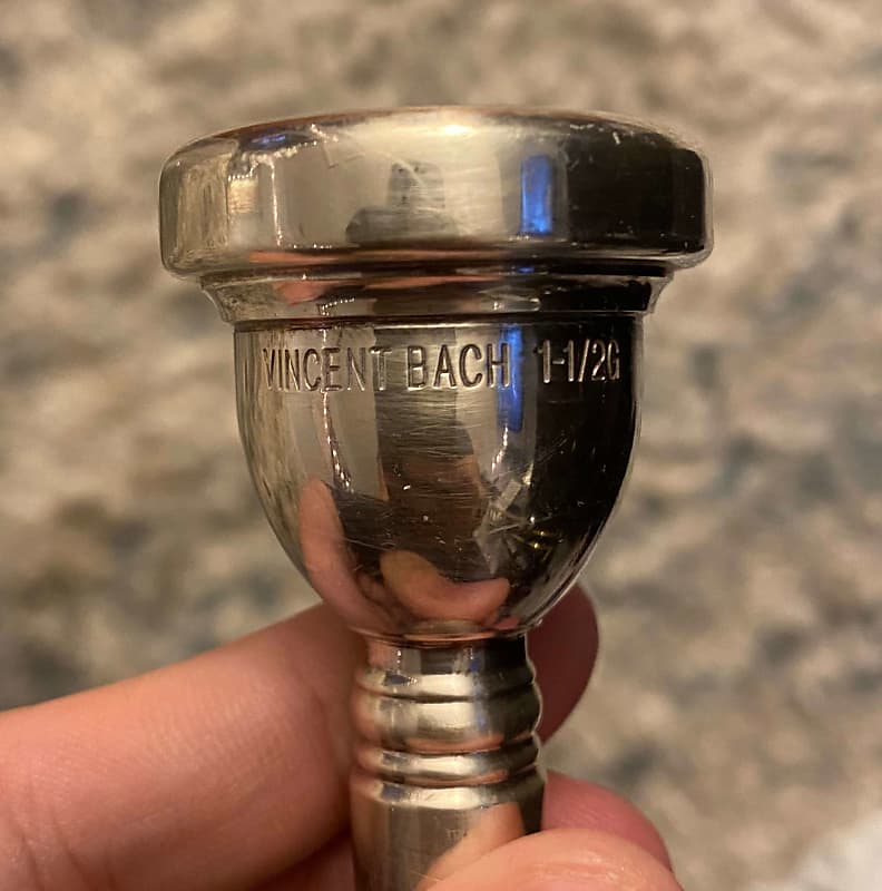 Bach 1-1/2G - Large Shank Trombone Mouthpiece | Reverb