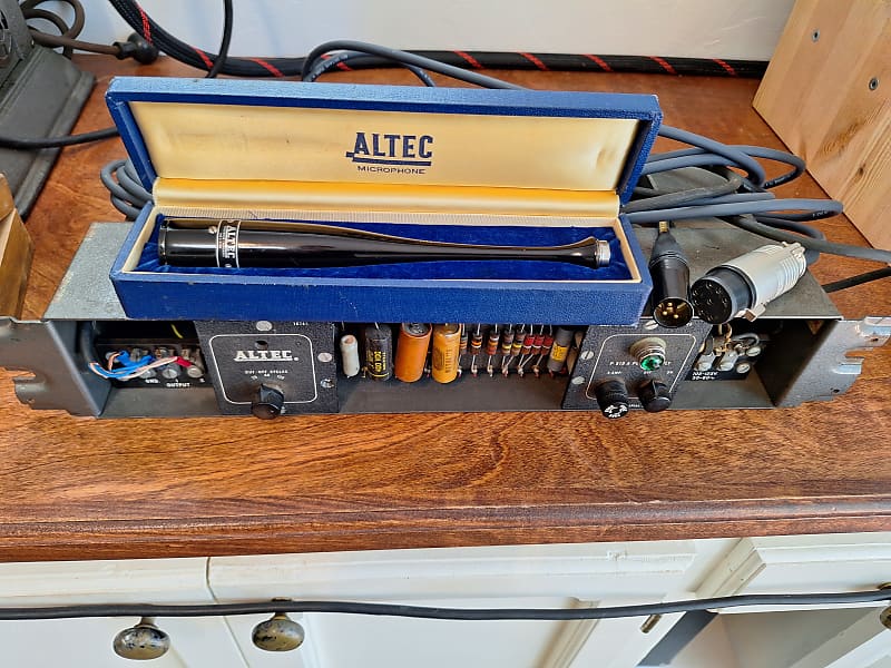 Altec M11 (150) "Coke Bottle" tube mic w/ P518A power supply | Reverb