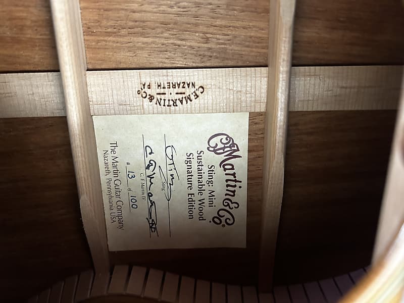 Martin Mini Sting Parlor Guitar 2005 | Reverb