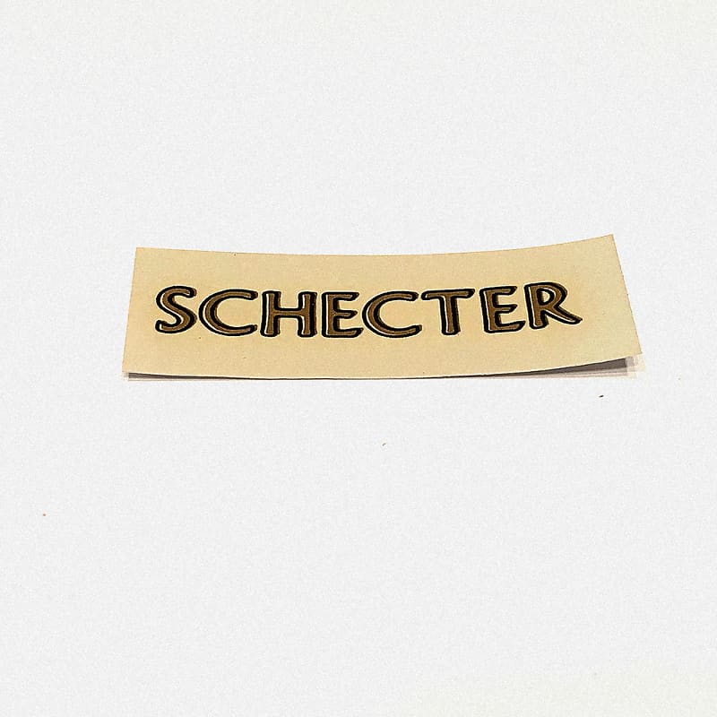 Schecter original Logo Decal 1983 1984 NEW OLD STOCK | Reverb