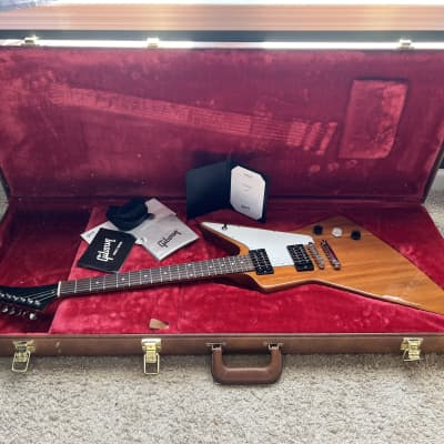 Gibson Mod Series Explorer 2022 - Antique Natural 7lbs 5oz | Reverb