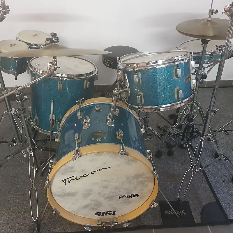 Trixon Luxus 1967-1969 - Aquamarine Sparkle | Reverb