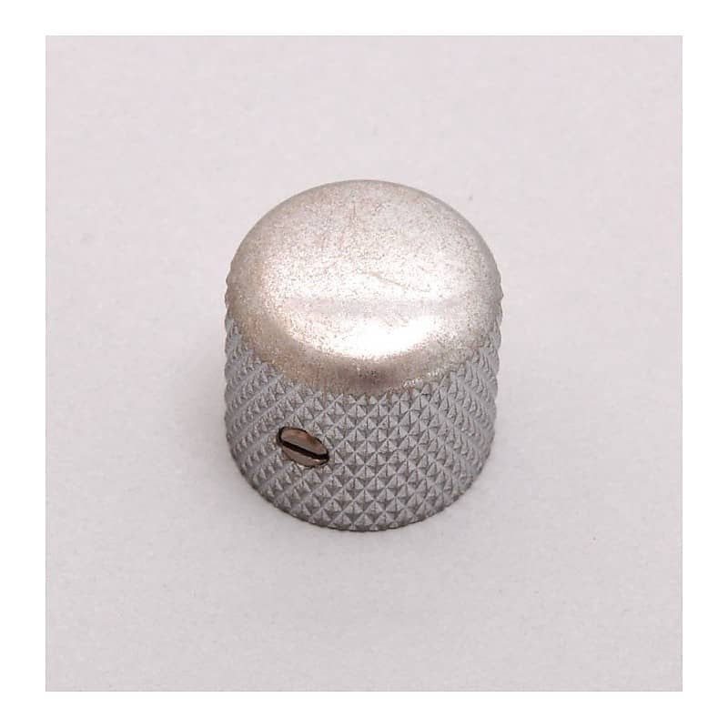 Botón de Potenciómetro Gotoh Dome Knob Aged Cromado | Reverb