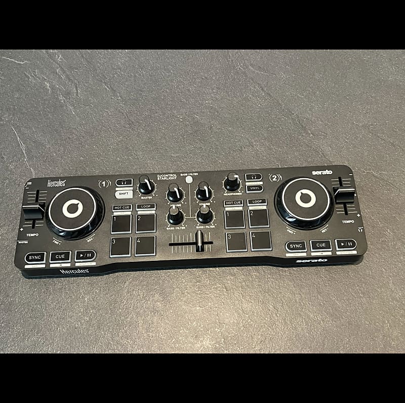 Hercules DJControl Starlight DJ-controller Black | Reverb
