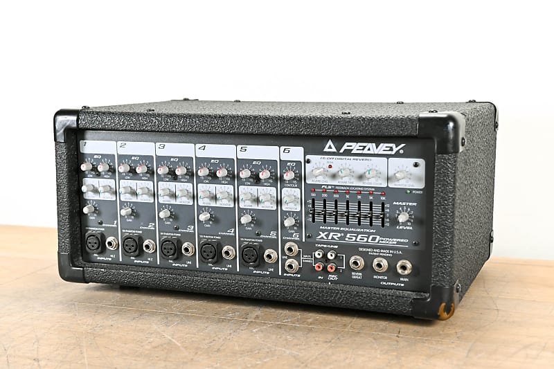 Peavey XR 560 Six-Channel Powered Mixer CG007JN | Reverb