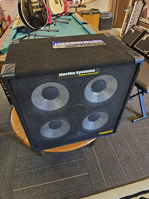 Hartke Transporter 4x10 Aluminum Cone 200 Watt Bass Speaker | Reverb