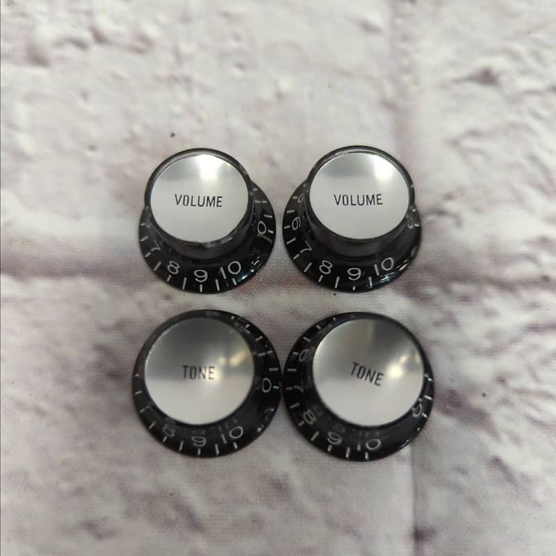 Unknown Top Hat Guitar Knobs (4) | Reverb