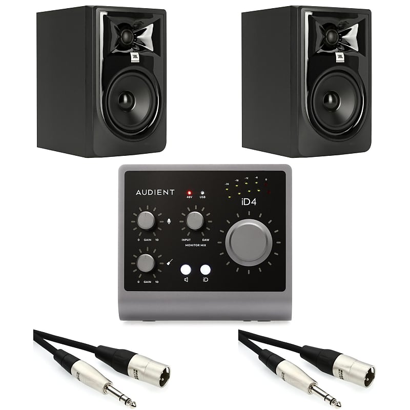 Audient iD4 MKII USB-C Audio Interface and JBL 305P MkII | Reverb