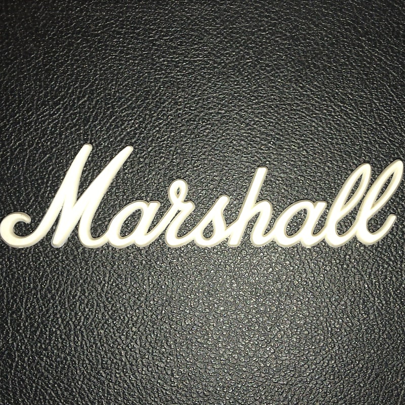 Vintage Marshall JMP 9” script logo 1969-75 | Reverb