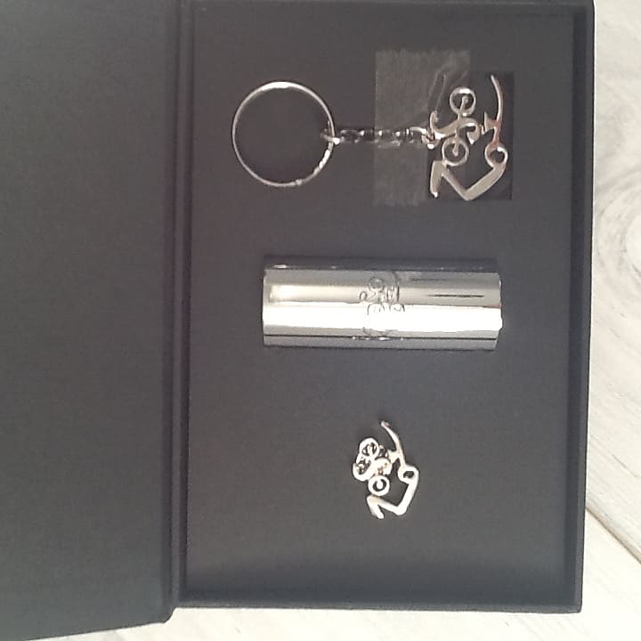 LED ZEPPELIN JIMMY PAGE ZOSO SYMBOL GUITAR SLIDE SET. | Reverb