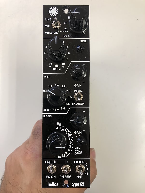 Helios 69 channel mic pre/eq module (not API compatible) | Reverb