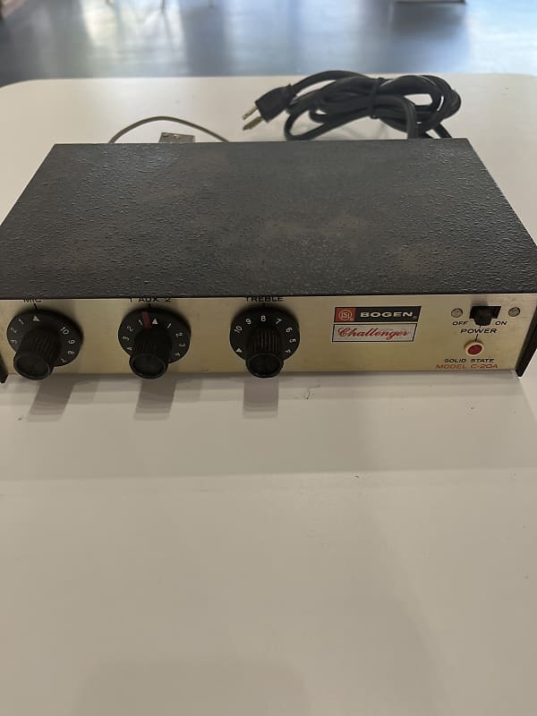 Bogen C-20A 1970’s Nickel | Reverb