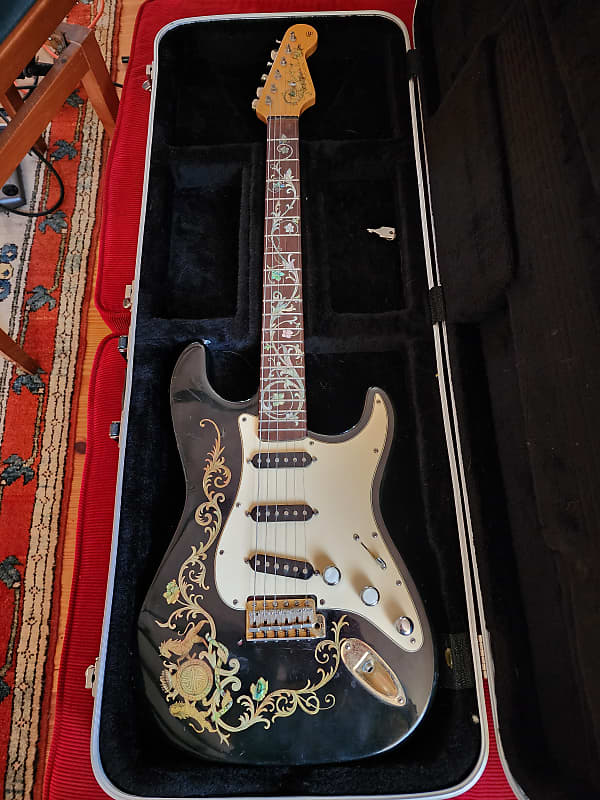 Stratocaster clone - stunning beauty with inlays | Reverb