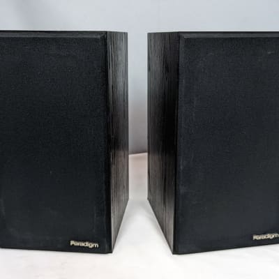 Paradigm 3SE MK1 Bookshelf Speakers 1980s - Black Ash | Reverb