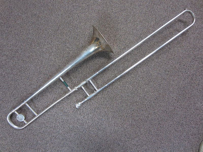 Besson 2-20 Trombone Silver with Case | Reverb