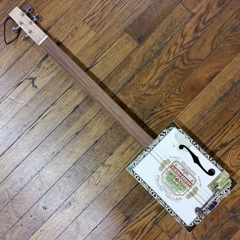 Cigar Box Fretless Tenor Guitar | Reverb